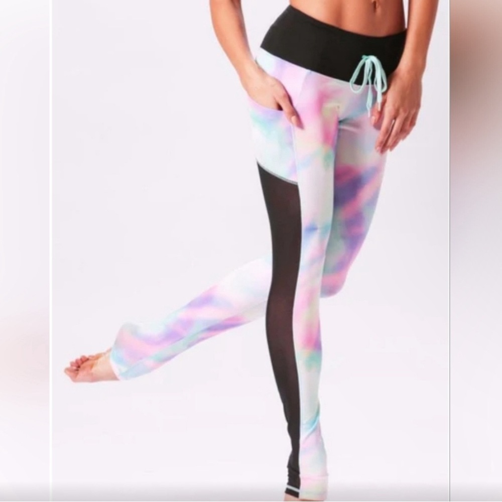 Popflex Active Draw The Line Mermaid Leggings With Po… - Gem